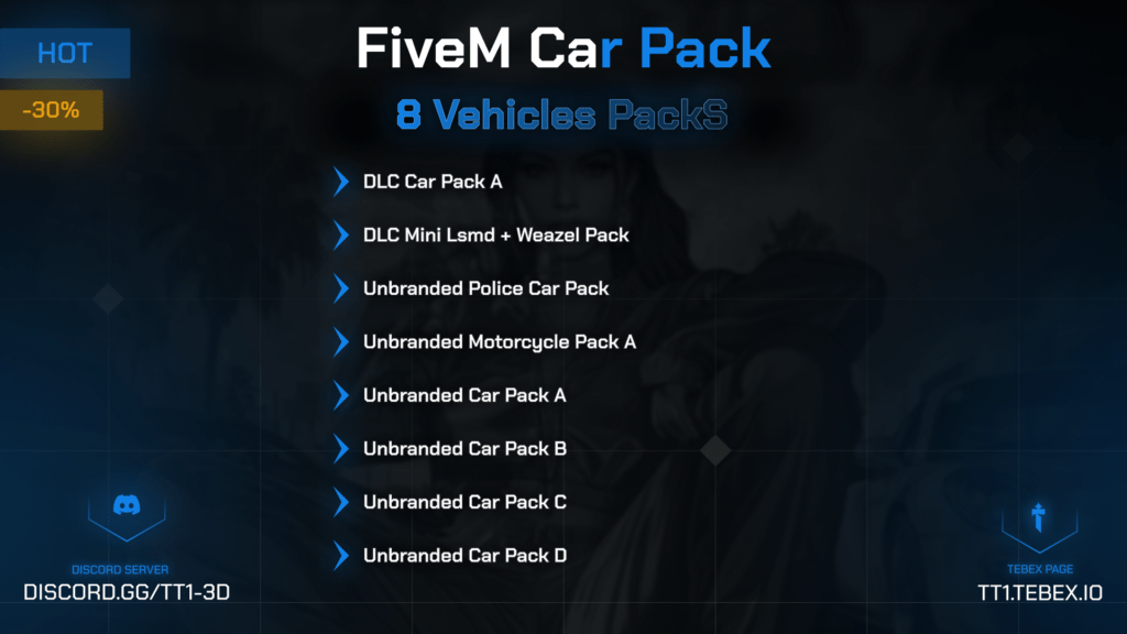 8 Vehicles PackS (Escrow) - ttmodz.net